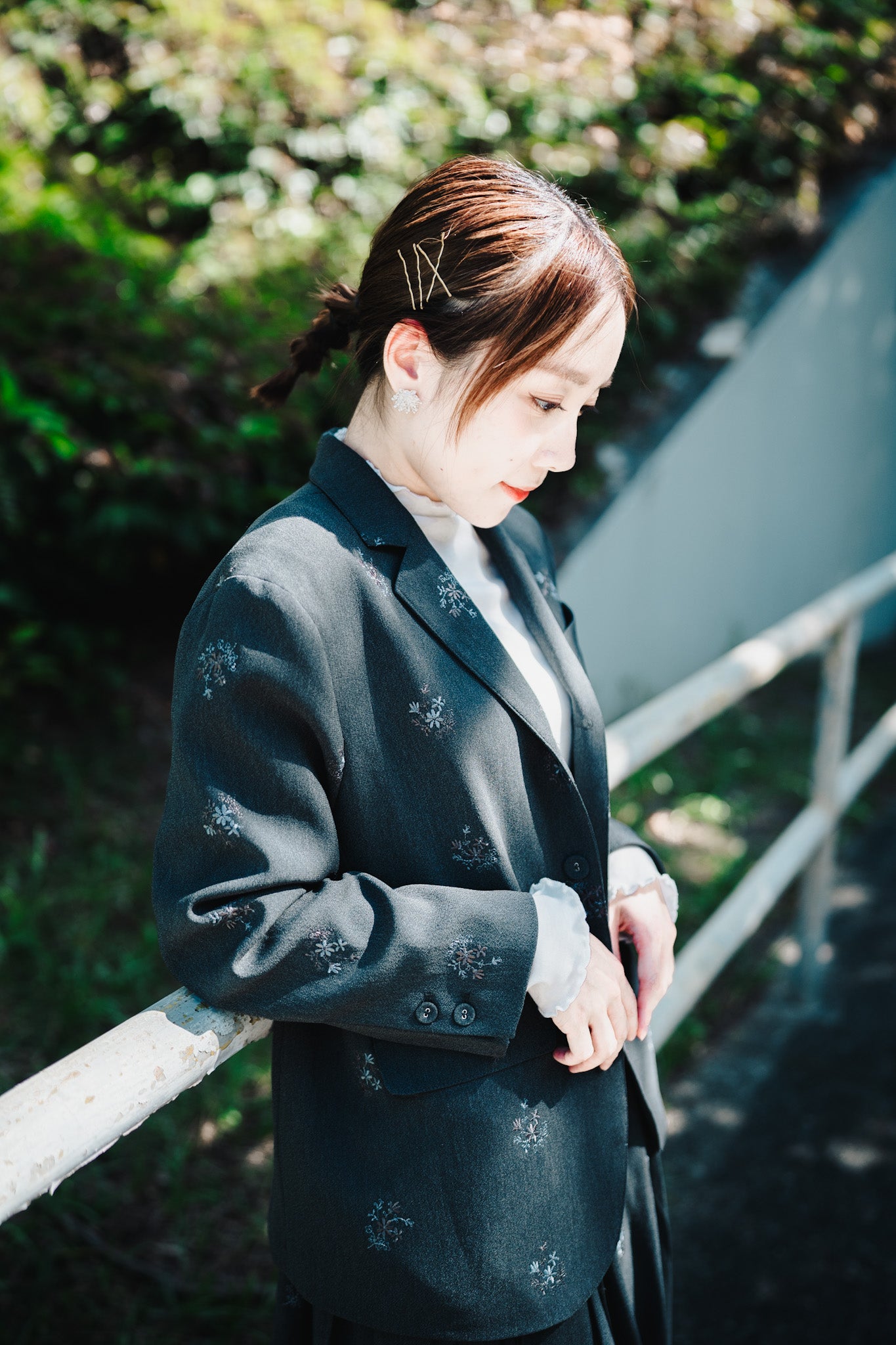Chaya tailor jacket (dark grey) – S H i R O i